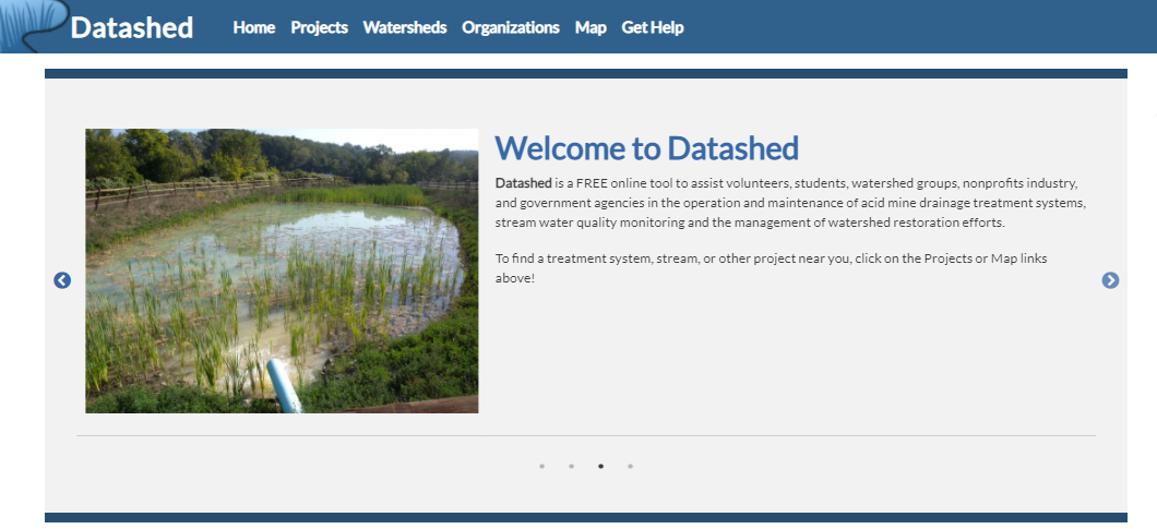 Datashed 3.0 Workshop – 2021 PA ABANDONED MINE RECLAMATION CONFERENCE